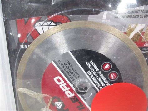 Kd Tile Pro 7 Diamond Blade Albrecht Auction Service