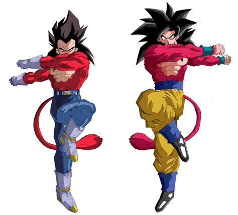 Ssj4 Goku And Vegeta Fusion Dance By Robzap18 On Deviantart