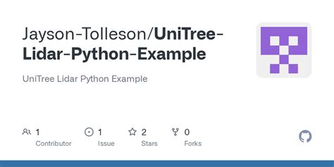 Github Jayson Tollesonunitree Lidar Python Example Unitree Lidar Python Example