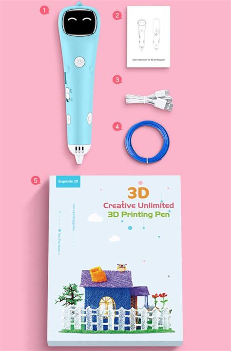 Pcl Low Temperature 3d Printing Pen Talks Rechargeable Includes