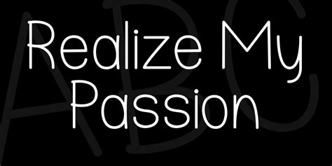 Realize My Passion Font · 1001 Fonts Realize My Passion Font · 1001 Fonts