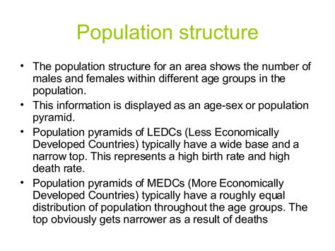 Population Structure Ppt