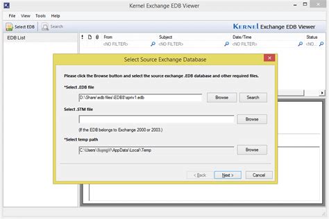 Exchange EDB Viewer Free Software To Open Exchange EDB File