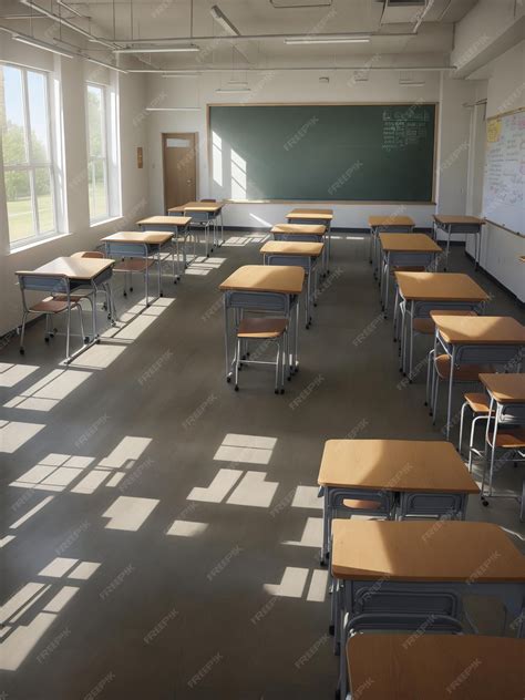 Premium Photo Back To School Embracing A Fresh Start In An Empty High