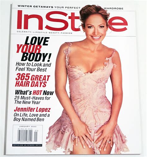 Jennifer Lopez Instyle Magazine 2018 Jennifer Aniston Cover Of