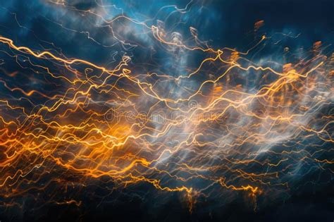 Abstract Lightning Abstract Electrical Background Fractal Lightning
