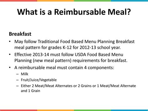 Ppt The New Usda Meal Pattern And Offer Versus Serve Sy 2012 13 Powerpoint Presentation Id