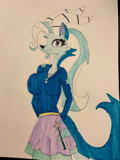Trixie Lulamoon Wolf With Horns By Carlosisaboss24 On Deviantart