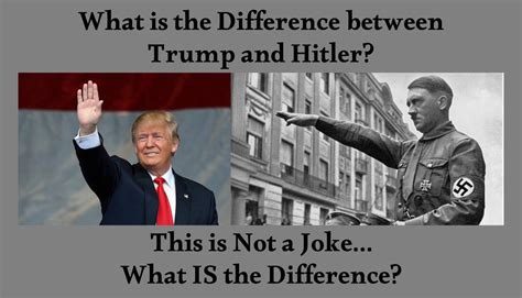 Question Difference Trump Hitler Meme By Purple64ets On Deviantart