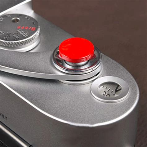 Wholesale New Arrival 1pcs Red Metal Soft Shutter Release Button For