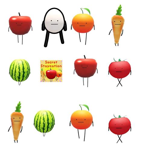 Roblox Secret Staycation Fruits And Vegetables Video Game Cupcake