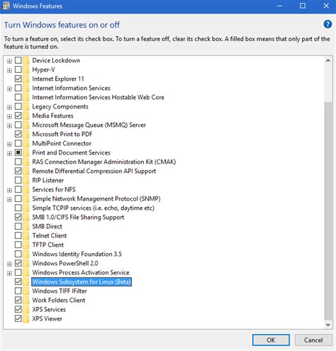 Linux How To Enable Bash In Windows 10 Developer Preview Stack Overflow