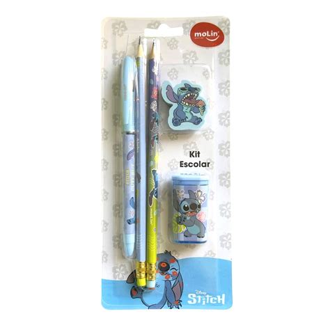 Kit Escolar Stitch