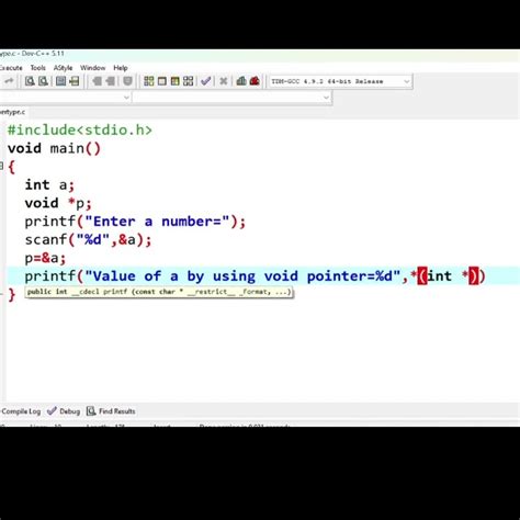 Void Pointer Program In C Language Educationcoding Cprogramming