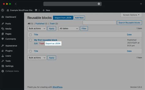 Learning The Reusable Blocks In Wordpress