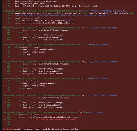 Solved Error While Creating Learner For Senet TypeError Conv D Argument Input