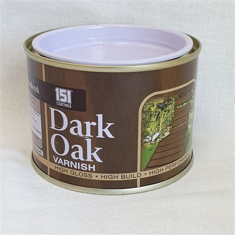 Dark Oak Varnish 170ml Edging Tapes And Diy