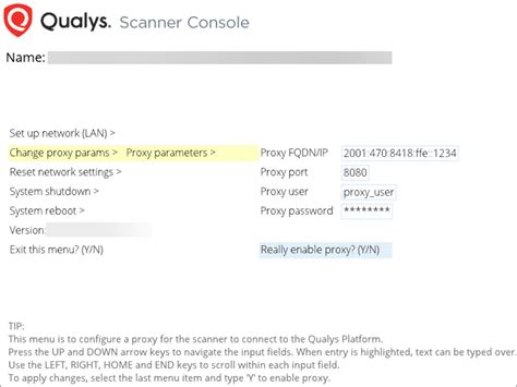 configure a proxy server in ipv6 only mode optional
