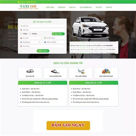 source code theme wordpress dịch vụ taxi 02 2025 themevip source code mẫu website chất mà rẻ