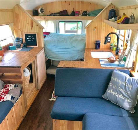 Inspiring School Bus Conversions Ideas And Examples Camper Interior