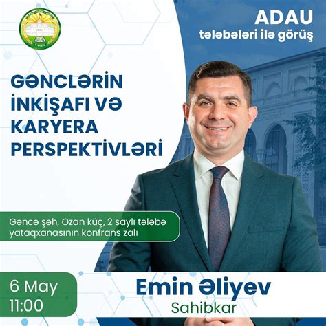 Emin Aliyev On Linkedin Gəncəyə Gələcəyik…