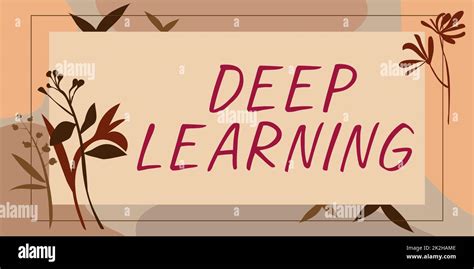 Conceptual Display Deep Learning Business Approach Hierarchical