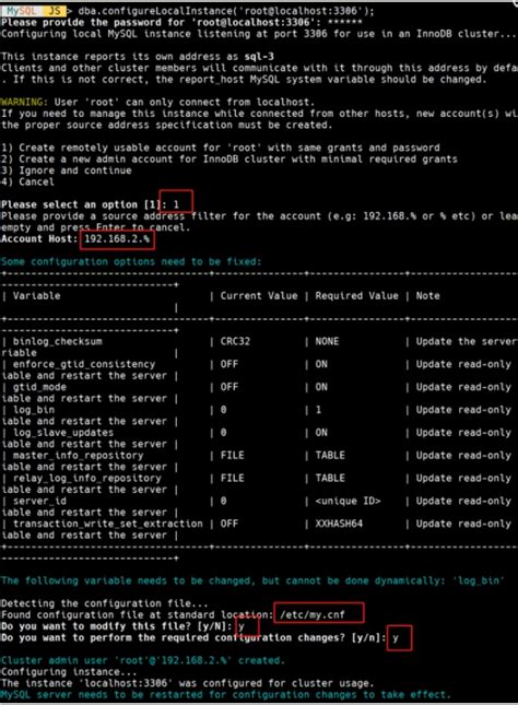 MySQL InnoDB Cluster 恢复故障成员数据库为 版本 粉色纽扣 博客园