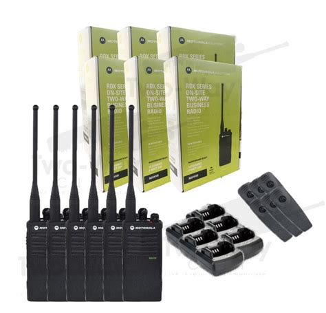 Motorola Rdu4100 Business Two Way Radio 6 Pack Two Way City
