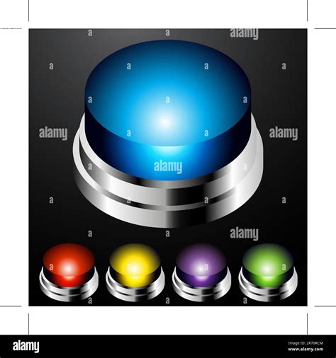An Image Of A Push Button Light Set Stock Vector Image And Art Alamy