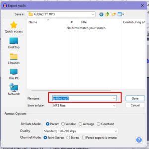 How To Export An Mp In Audacity Best Settings MediaEquipt