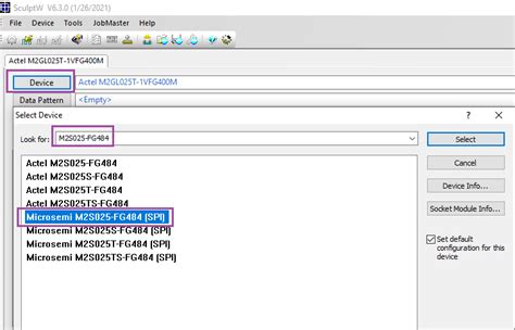 Can I Use Dat File To Program Smartfusio2igloo2 In Silicon Sculptor