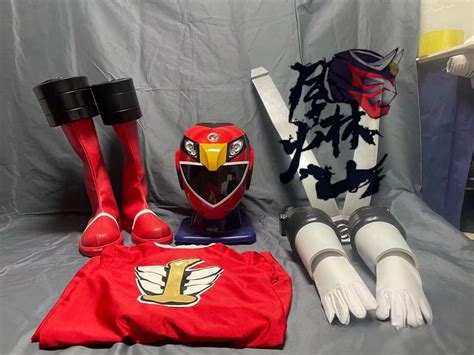 Power Rangers Rpm Operator Series Red Full Set Cosplay Costume Custom