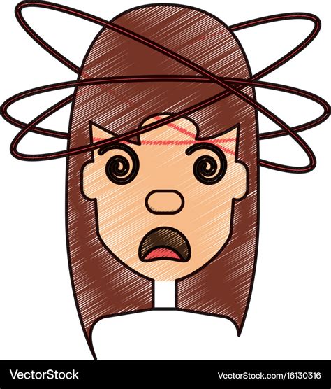 Crazy Girl Clipart