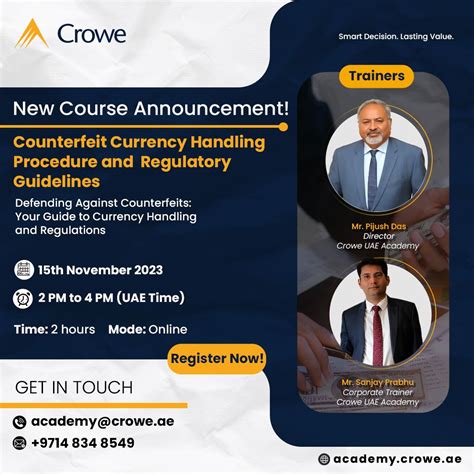 Crowe Uae On Linkedin Currencysecurity Counterfeitdetection