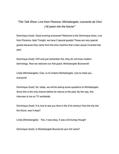 Script Role Play Script Roleplay The Time Machine