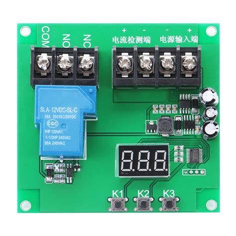 7 30v 0 30a Dc Current Detection Sensing Module Overcurrent Protection Relay Module Lqs Wish
