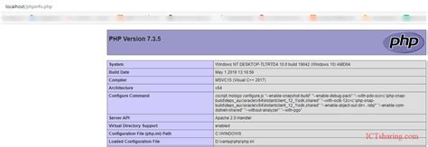 hướng dẫn nâng cấp phiên bản php cho xampp ictsharing
