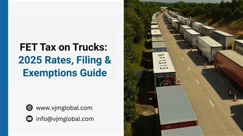 Fet Tax On Trucks 2025 Guide To Rates Form 720 Filing And Exemptions
