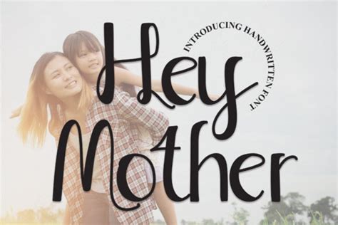 Hey Mother Calligraphy Font Script Font Cricut Font Svg Cursive Font Procreate Font