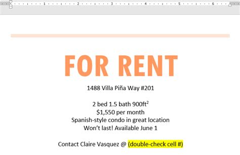 Word Formatting Text