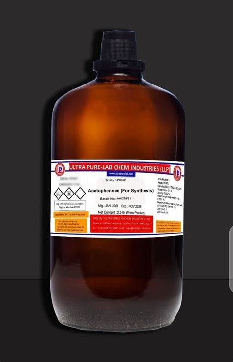 Acetophenone For Synthesis At ₹ 907kg Solution In Mumbai Id