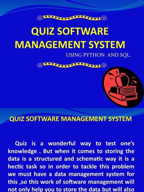 6473 Quiz Software Management System Pdf Software Testing Software