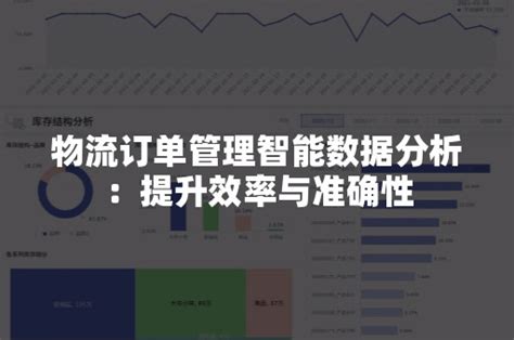 物流订单管理智能数据分析：提升效率与准确性
