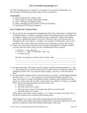 ITSC1212Lab4 ITSC 1212 Media Programming Lab 4 Youll Be Working In Pairs Two People To One