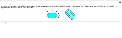 solved a box with an open top is constructed from a