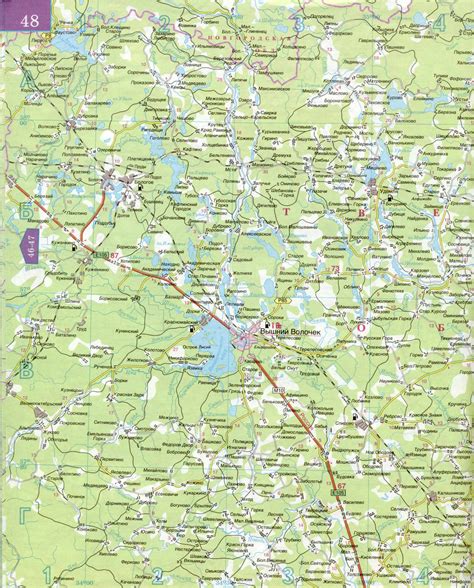 Спутниковая карта тверской области подробная