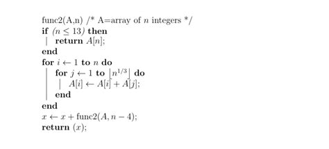 Solved Give The Asymptotic Running Time In Theta Notation