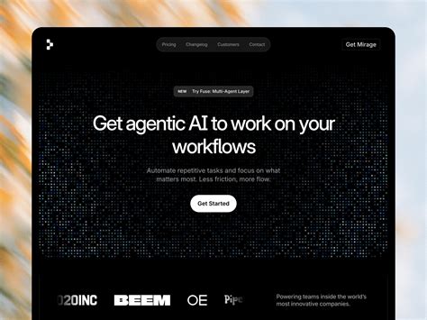 Mirage Responsive Saas Website Template By Mario Putzu — Framer Marketplace