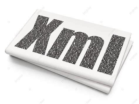 مفهوم قاعدة البيانات Xml على واجهة تطبيق صحيفة فارغة خلفية سوداء صورة والصورة للتنزيل المجاني