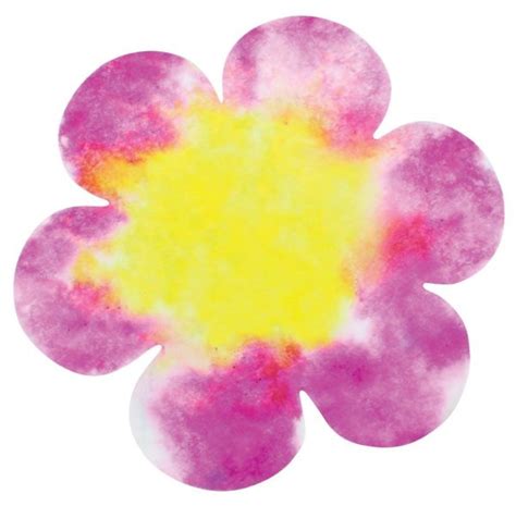 Colour Diffusing Paper Flowers